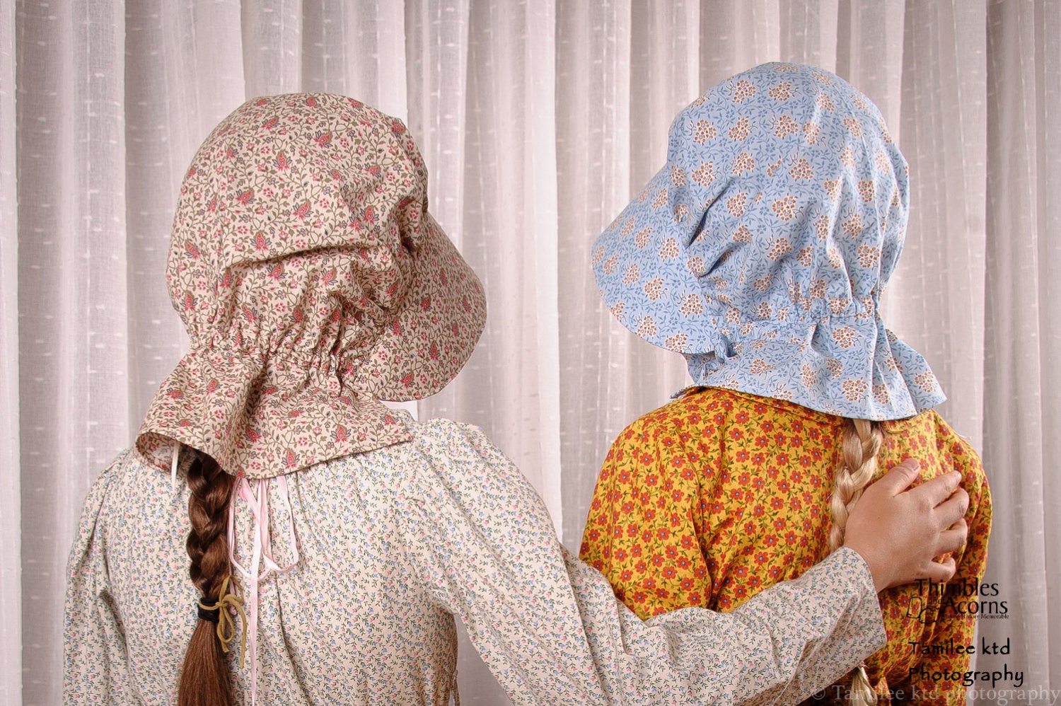 Prairie Rose Bonnet Pattern for Girls and Women Thimbles and - Etsy