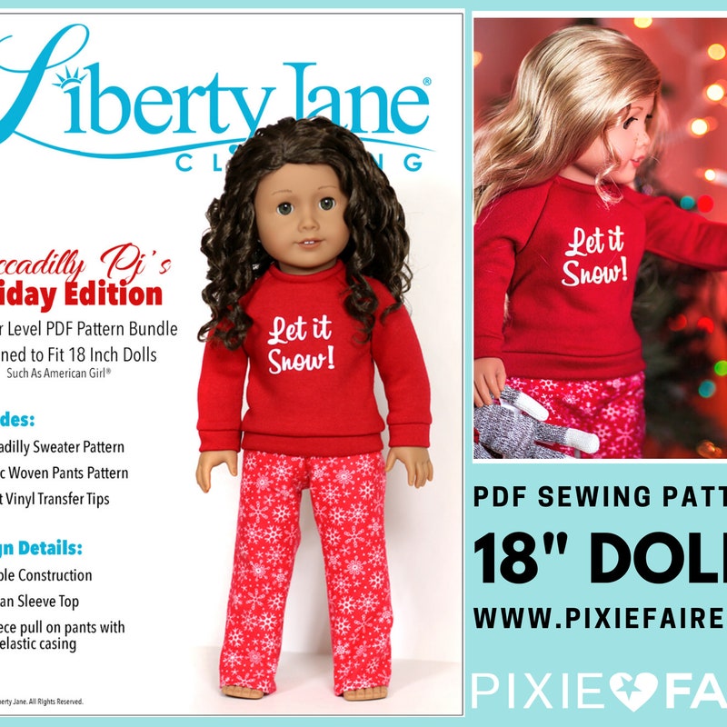 Liberty Jane Doll Patterns - Etsy
