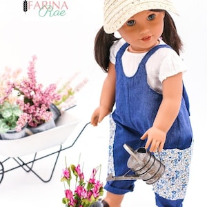 Hip Hop Hannah Romper 18 Inch Doll Clothes Pattern Fits Popular 18 ...