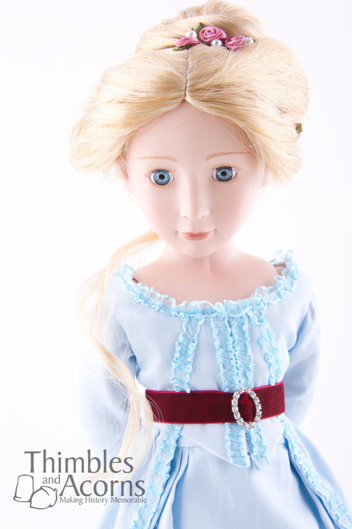 Marie Antoinette Zone Front Gown 16 inch Doll Clothes Pattern | Etsy