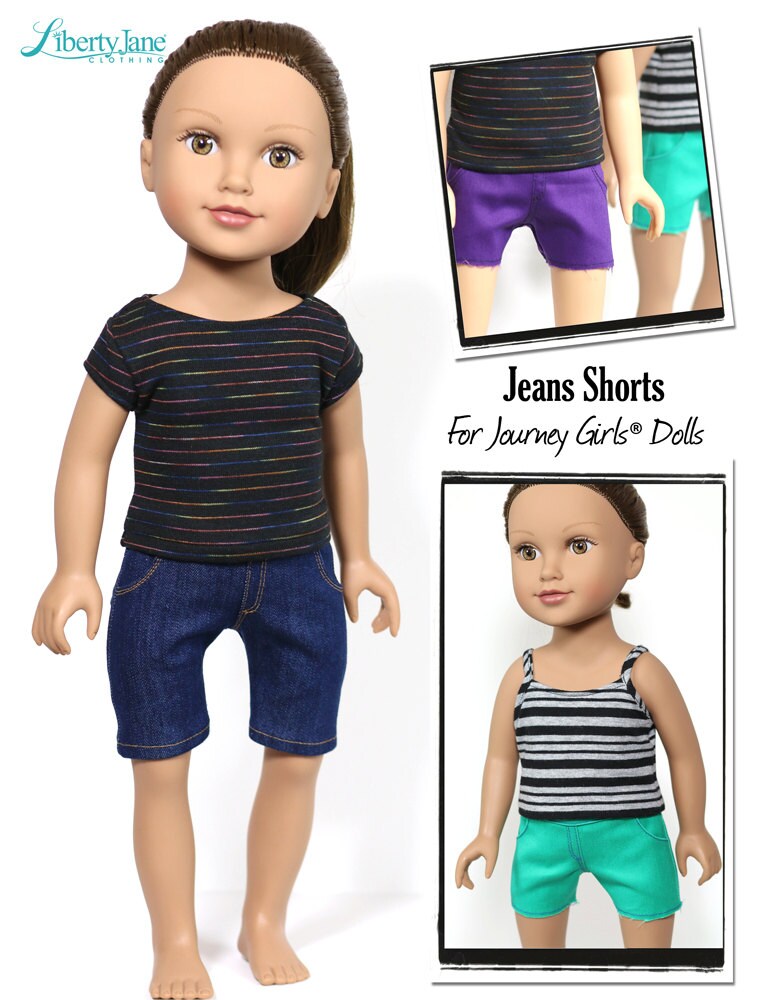 Jeans Bundle Doll Clothes Pattern Designed to Fit Journey Girls® Dolls ...