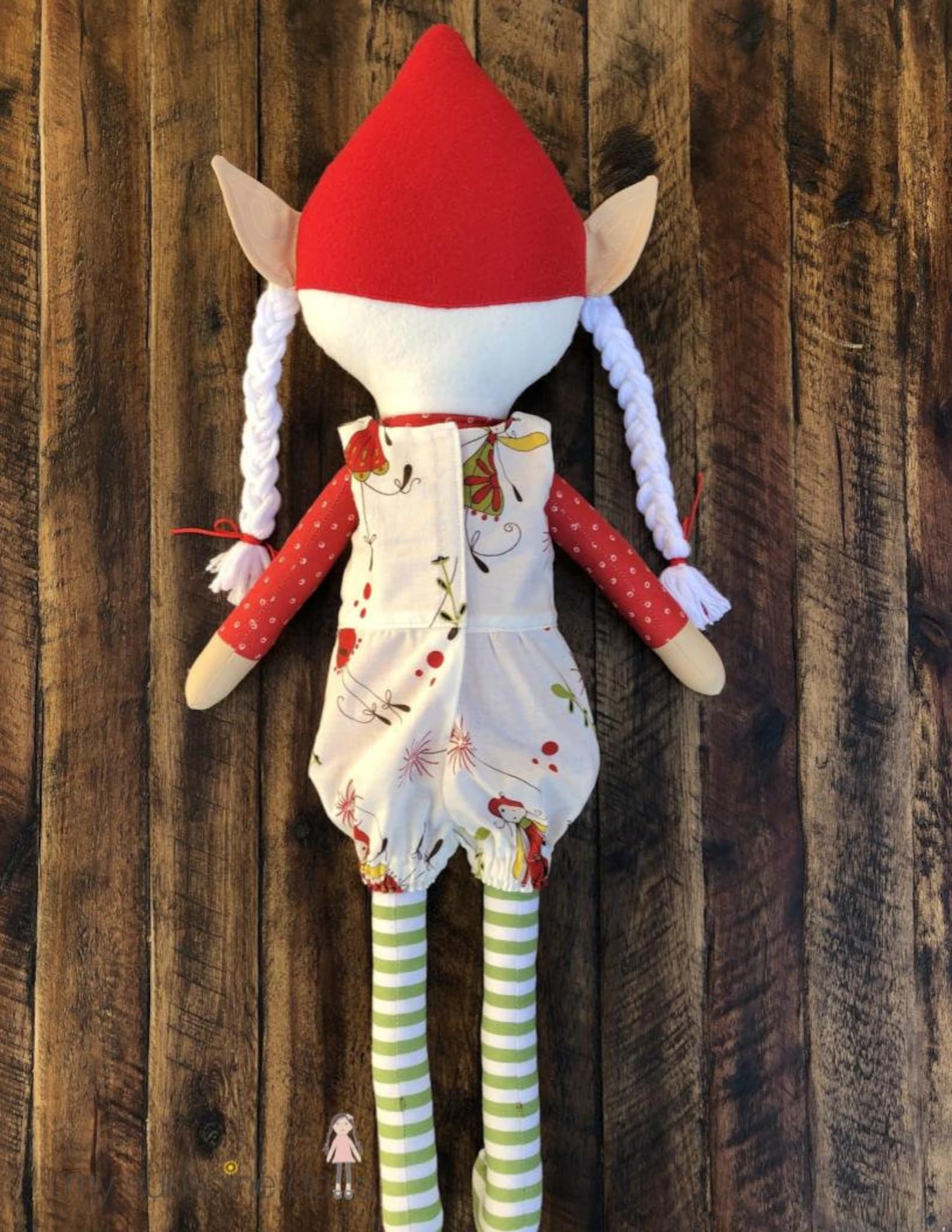 Elly and Eli Elf Doll 23 Inch Cloth Doll with Removable Romper | Etsy