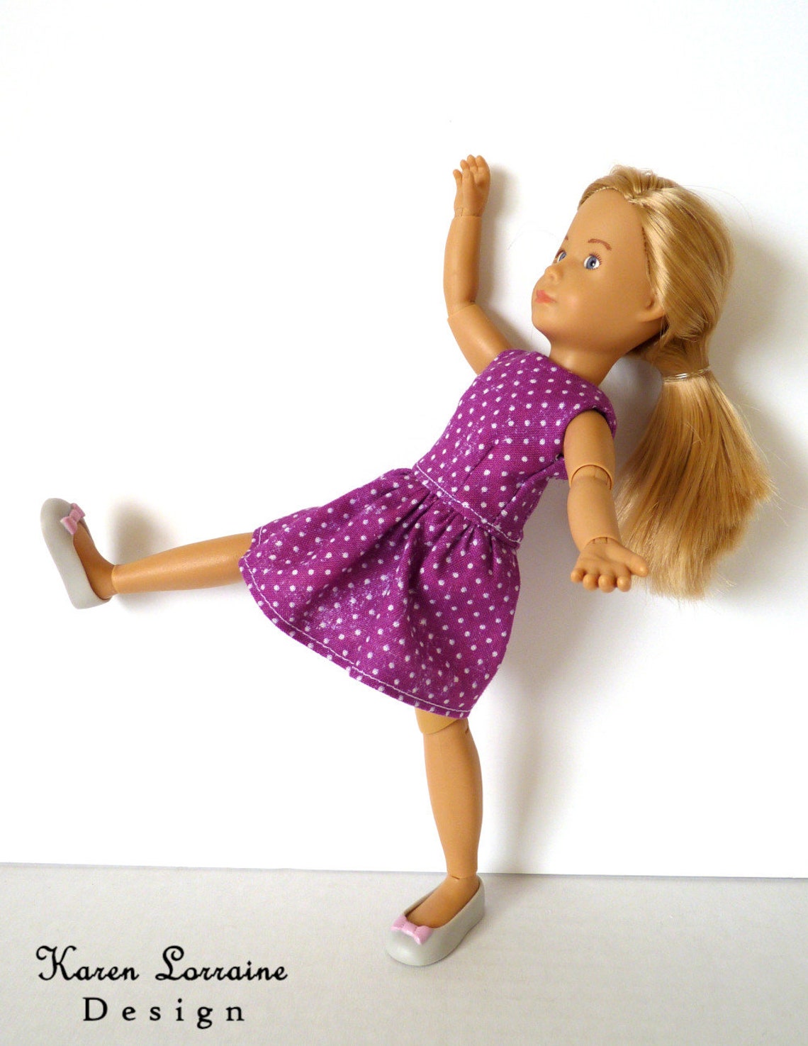 Melrose Dress 9 inch Doll Clothes Pattern Designed to Fit | Etsy