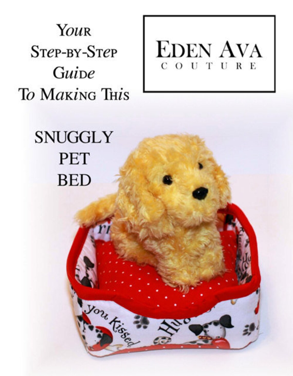 Snuggly Pet Bed 18 Inch Doll Accessory Pattern Fits Pets of 18” Dolls ...