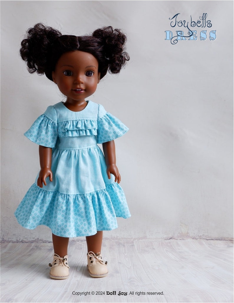 Joy Bells Dress 14.5-15 Inch Doll Clothes Pattern Fits Dolls Such as ...
