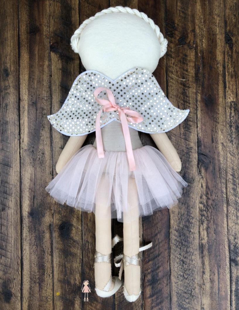 Aria Angel Doll 23 Inch Cloth Doll With Tulle Skirt and - Etsy