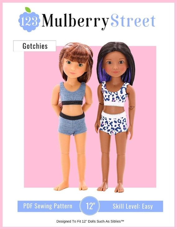 Gotchies 12 Inch Doll Clothes Pattern Designed to Fit Ruby | Etsy