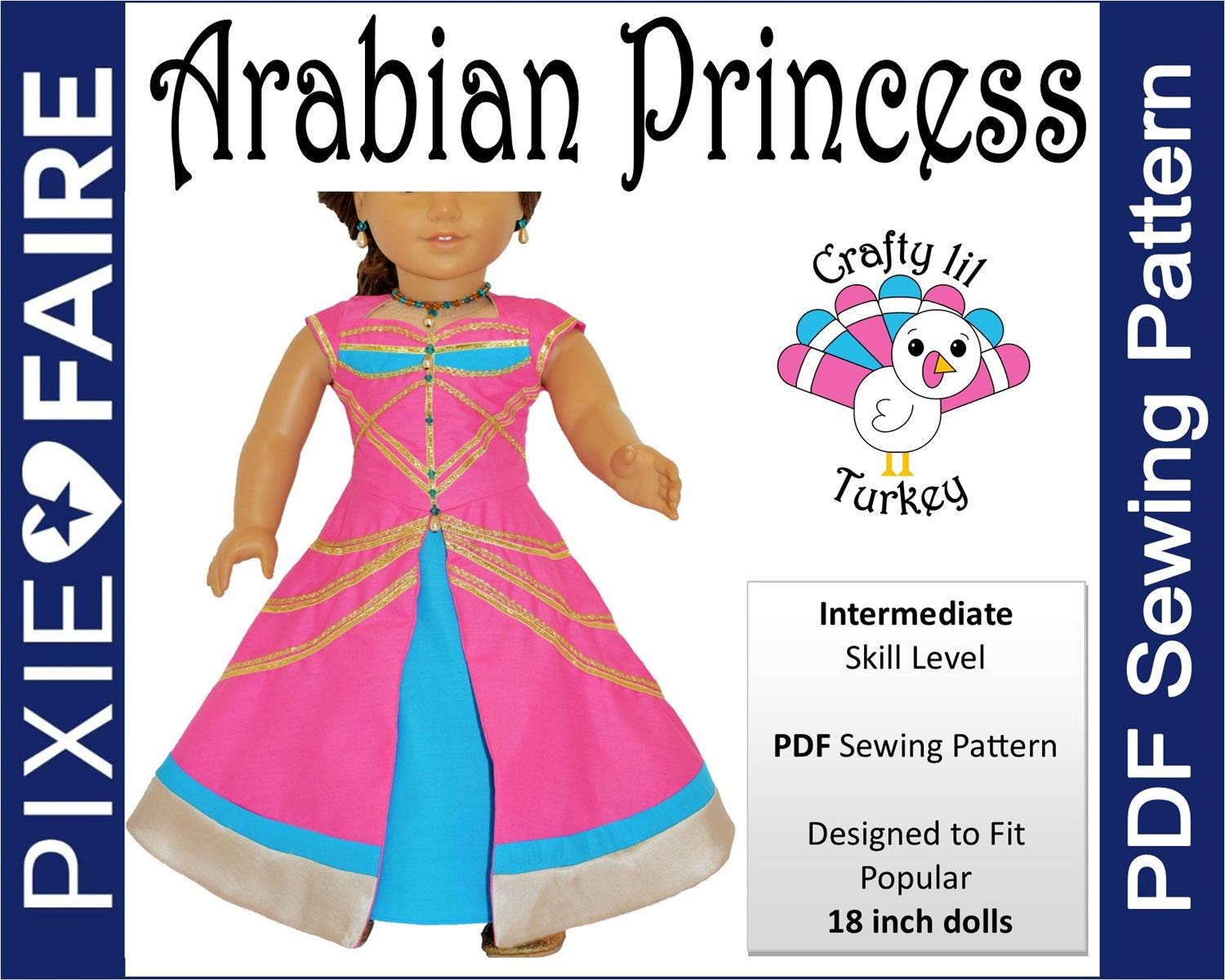 Arabian Princess Costume Pattern