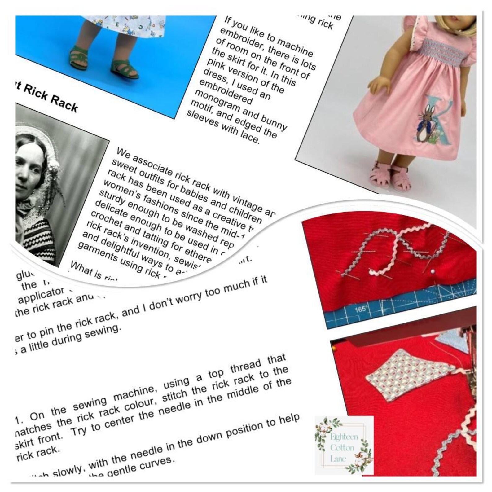 Let's Fly a Kite! 18" Doll Clothes Pattern Designed to Fit Popular 18 ...