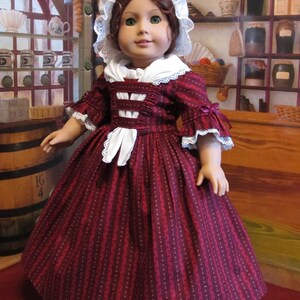 Colonial Day Dress 18 Inch Doll Clothes Pattern Designed to Fit Dolls ...