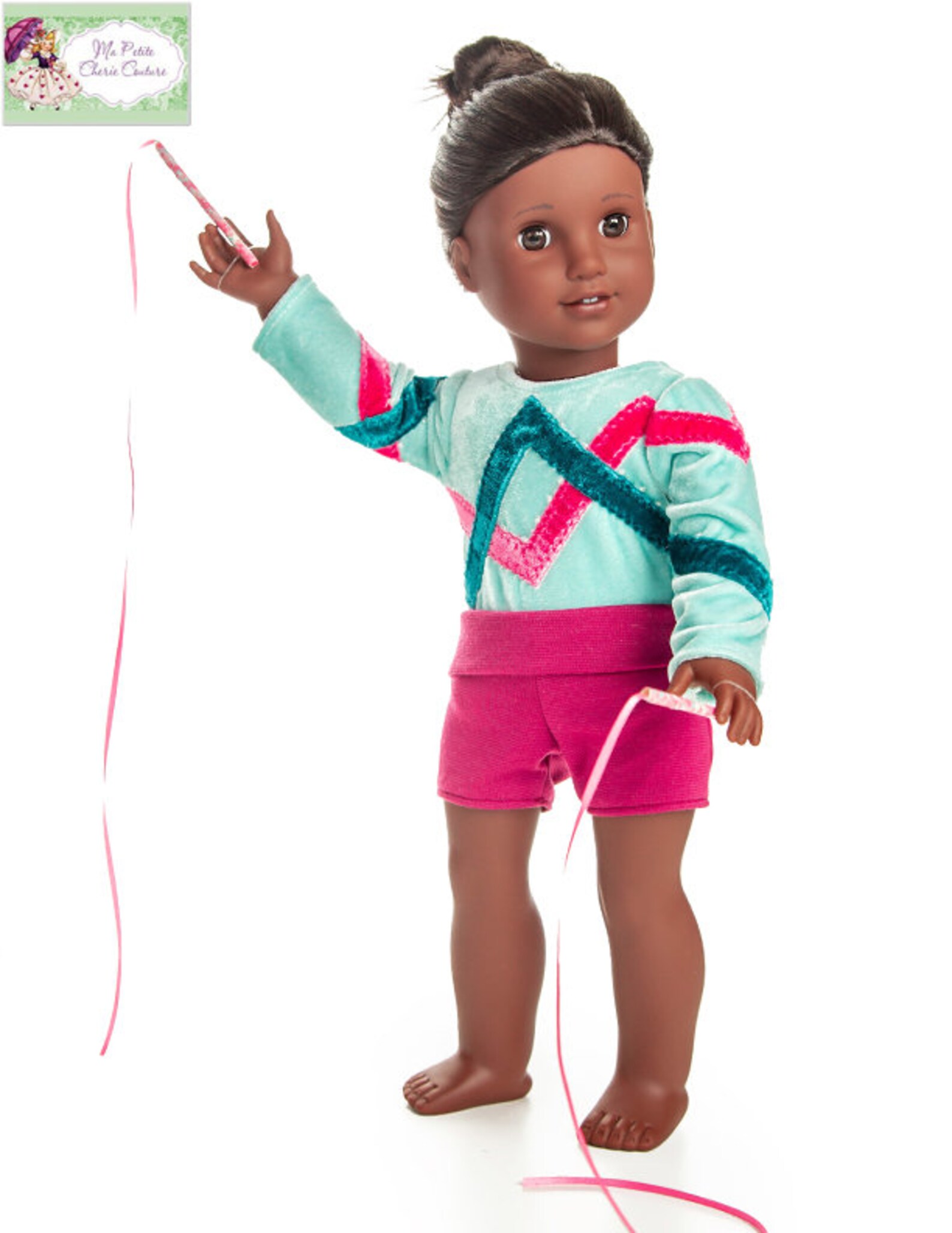 Lightning Bolt Leotard 18 Inch Doll Clothes Pattern Fits Popular 18 ...