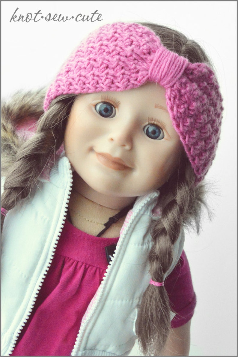 Knotted Headband 18 inch Doll Clothes Crochet Pattern Fits | Etsy