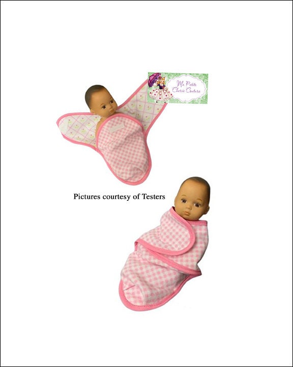 Cuddly Swaddle 8" Baby Doll Accessories Pattern Fits Baby Dolls Such as ...