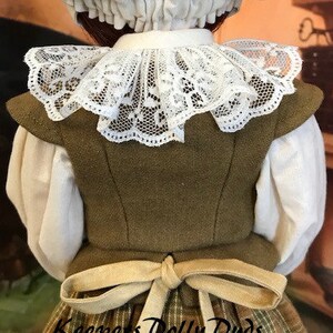 Pretty Pilgrim 16 Inch Doll Clothes Pattern Designed to Fit A Girl for ...