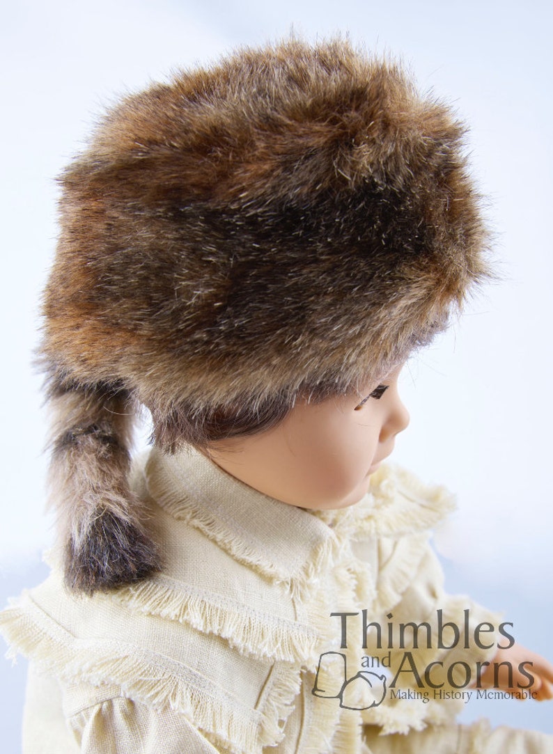 Coonskin Cap 18 Inch Doll Clothes Accessory Pattern Fits Popular 18 ...