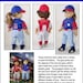 Pop Fly! Baseball Softball Uniform 18 Inch Doll Clothes Pattern Fits ...