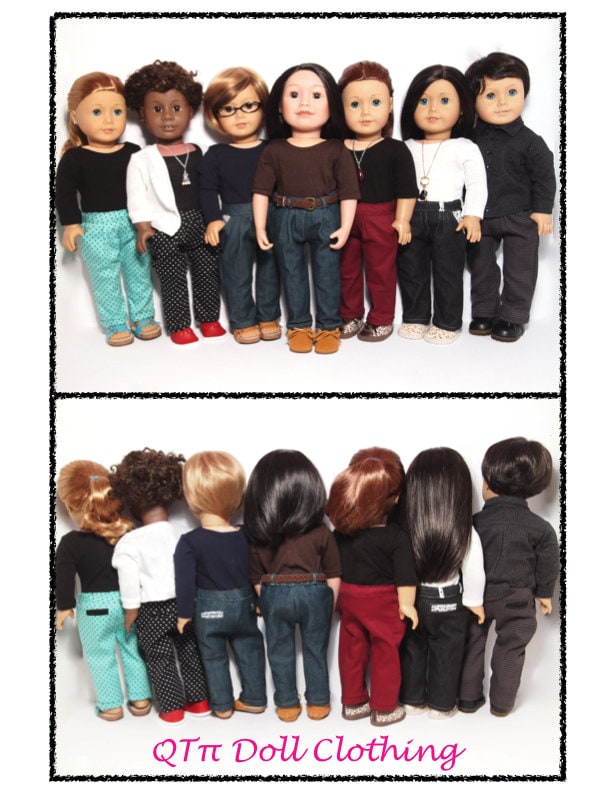 Perfectly Pleated Pants 18 Inch Doll Clothes Pattern Fits - Etsy