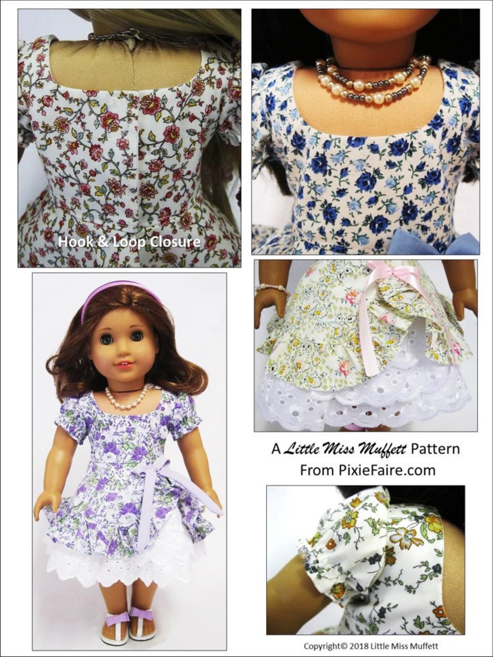 Provence 18 Inch Doll Clothes Pattern Fits Popular 18" Dolls - Little ...
