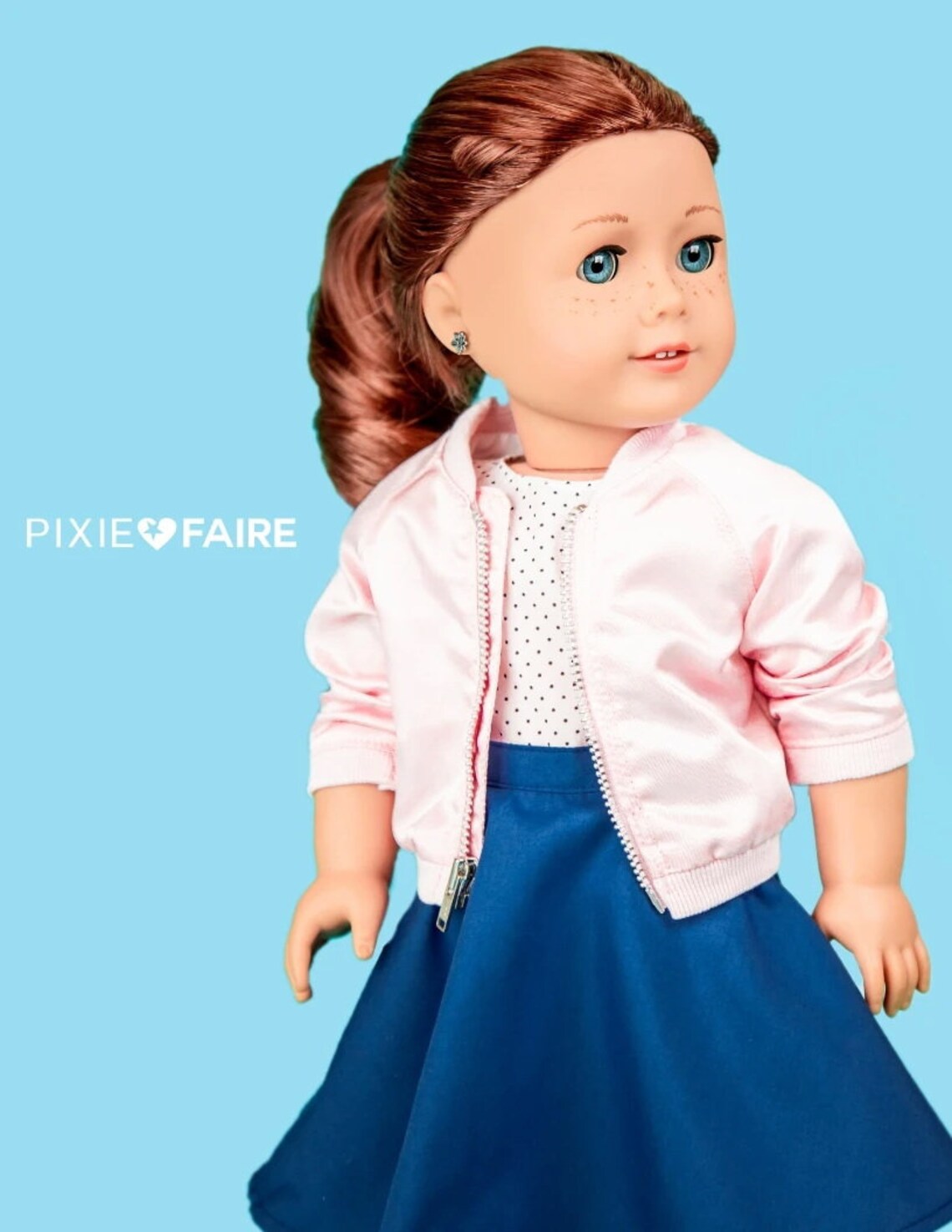 Avila Aviator Jacket 18 Inch Doll Clothes Pattern Fits Dolls - Etsy