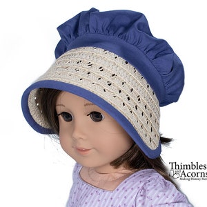 Three Straw Hats! 18 Inch Doll Clothes Hat Pattern Fits Popular 18 ...