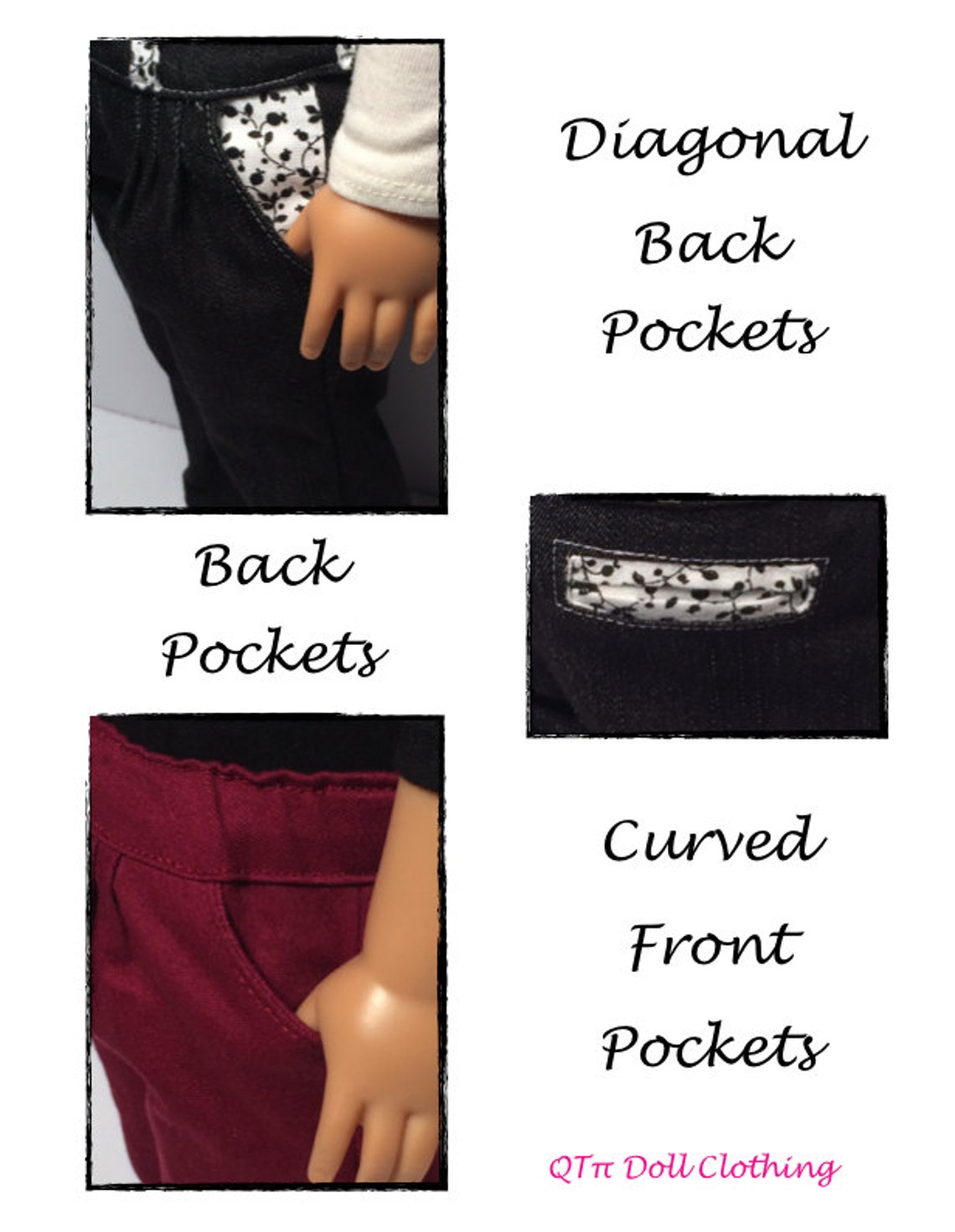 Perfectly Pleated Pants 18 Inch Doll Clothes Pattern Fits - Etsy