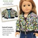 Avila Aviator Jacket 18 Inch Doll Clothes Pattern Fits Popular 18 ...