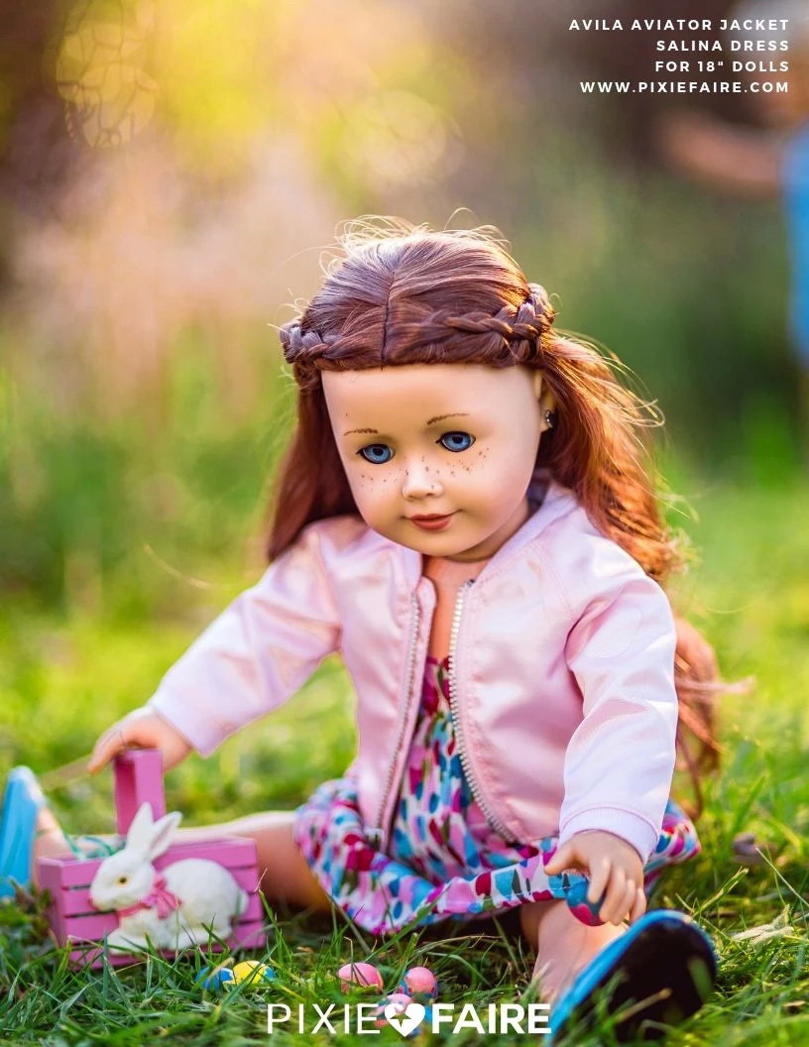 Avila Aviator Jacket 18 Inch Doll Clothes Pattern Fits Dolls - Etsy