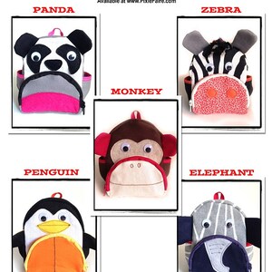 Zoo Animal Backpacks 15-18 Inch Doll Clothes Accessory Pattern Fits ...