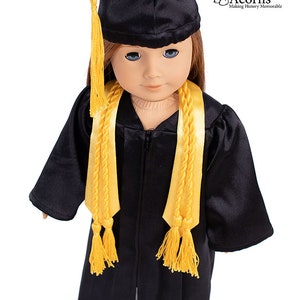Graduation Gown 18 Inch Doll Clothes Pattern Fits Popular 18" Dolls ...