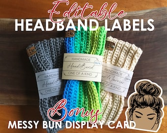 Headband Template Headband Sublimation Template Ms Word - Etsy