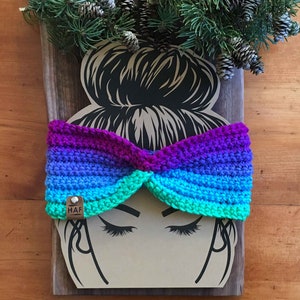 Printable Headband Labels, Ear Warmer Tags, Messy Bun Display Girl ...