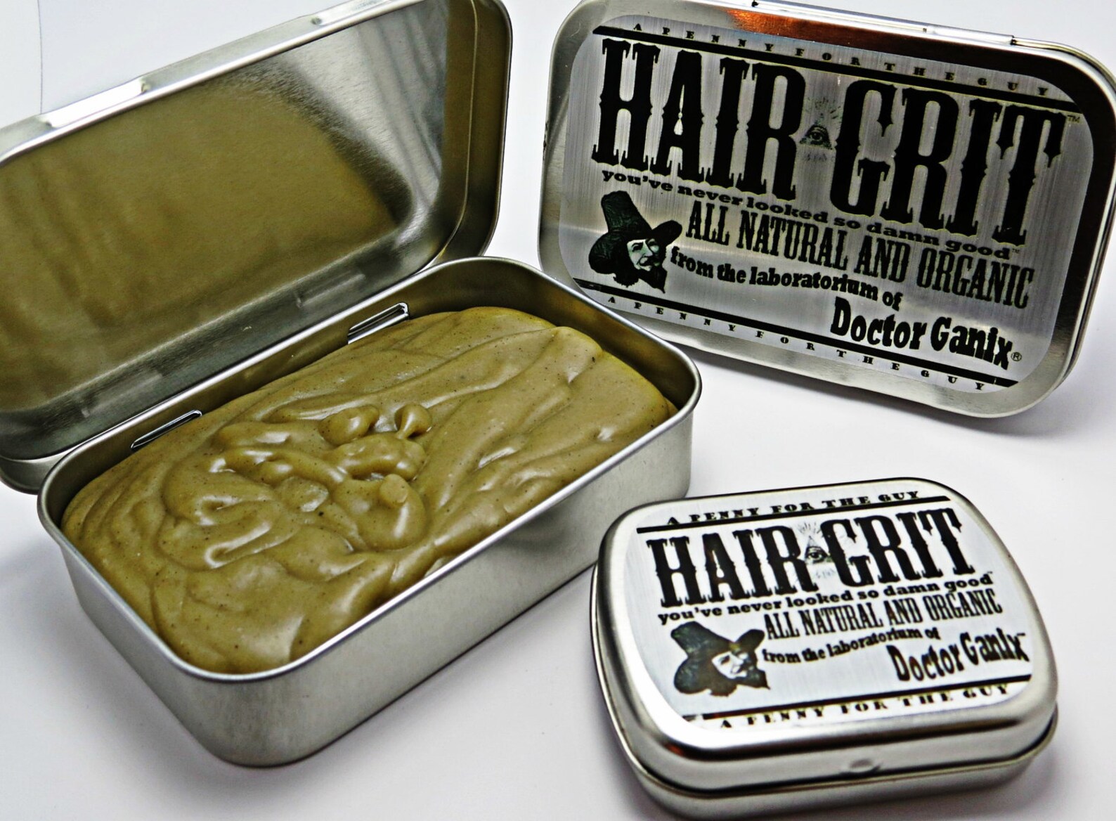 Hair Grit - All Natural and Organic - Hair Product - Pomade - Styling ...