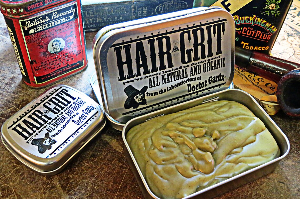 Hair Grit - All Natural and Organic - Hair Product - Pomade - Styling ...