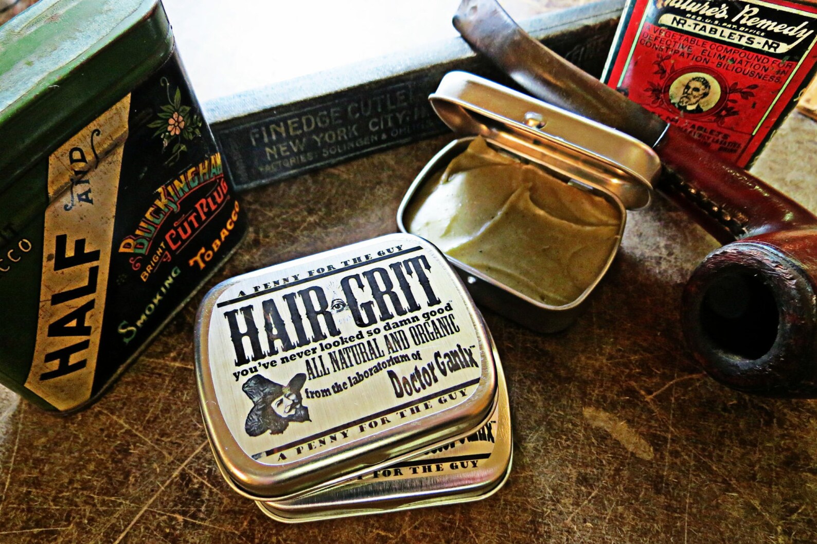 Hair Grit - All Natural and Organic - Hair Product - Pomade - Styling ...