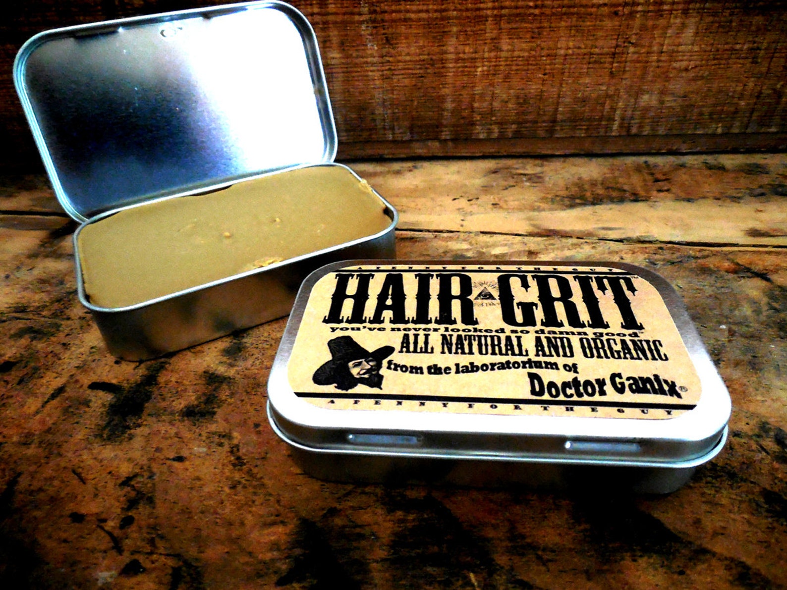 Hair Grit - All Natural and Organic - Hair Product - Pomade - Styling ...