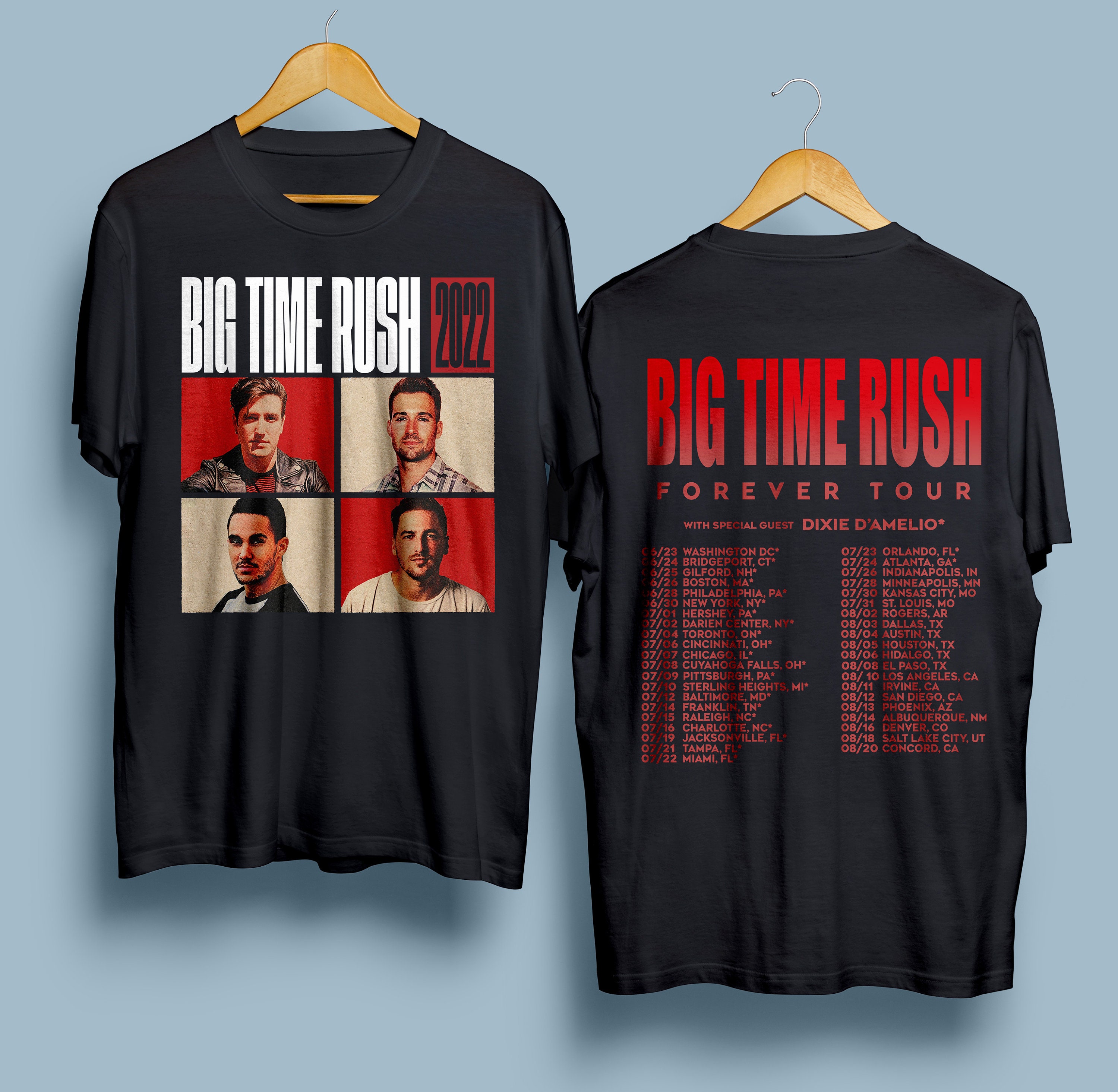 Big Time Rush Shirt Big Time Rush Forever Tour 2022 Tee Big Time Rush Big Time Rush Shirt Big Time Rush Forever Tour 2022 Tee Big Time Rush