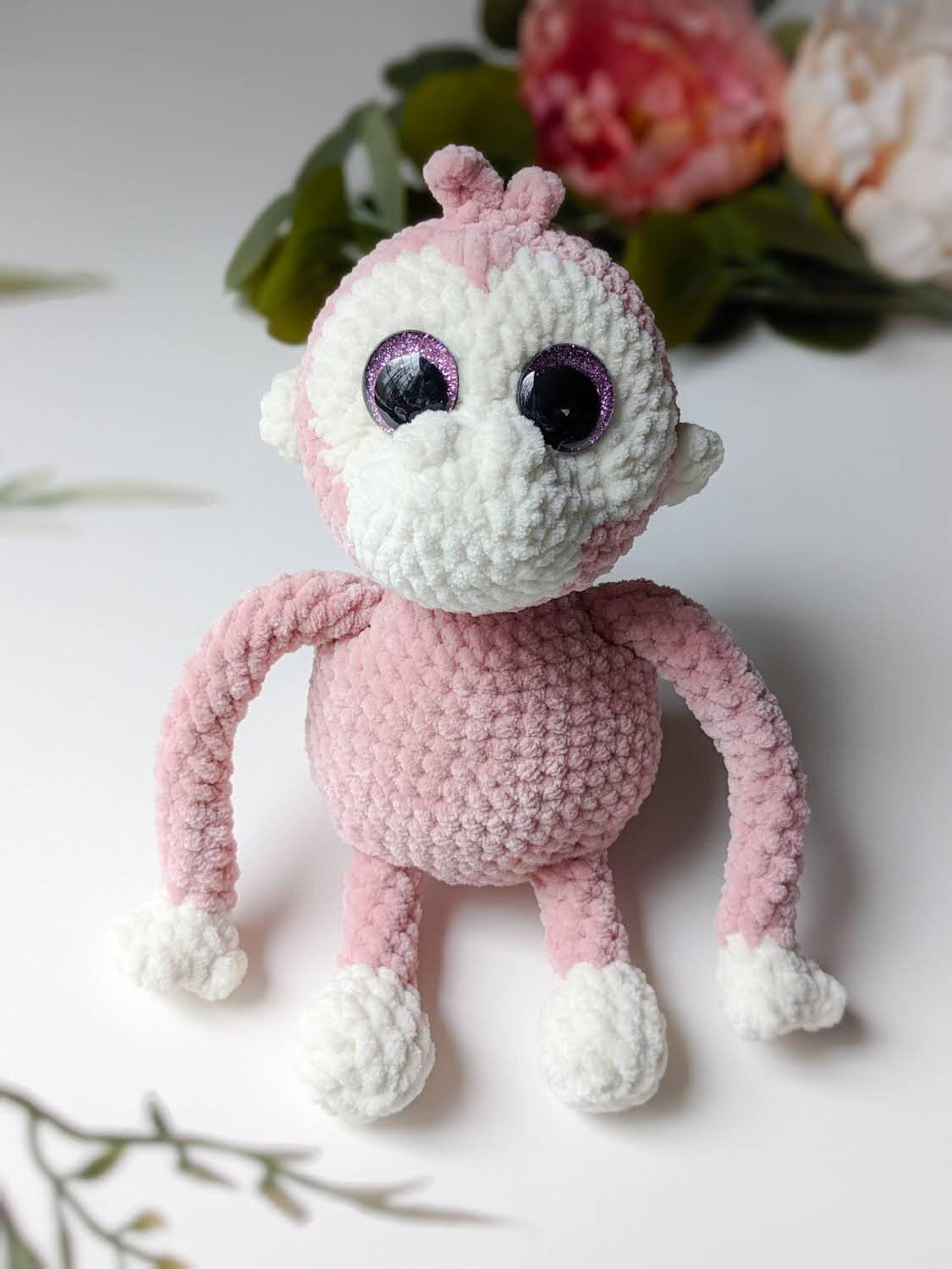 Minnie May Amigurumi Monkey Pully Plush No-sew Crochet Pattern PDF - Etsy