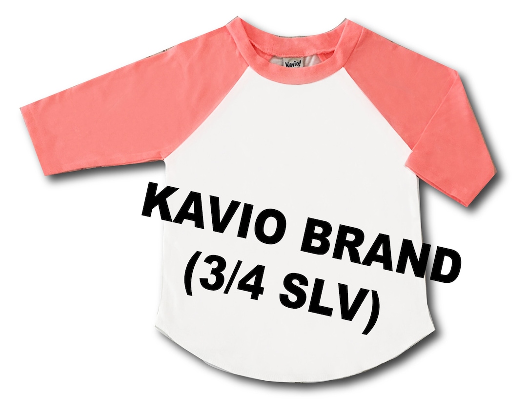 Kavio Raglan Sleeve Blank, Girls Kavio Coral Raglan Sleeve Shirt, Girls ...