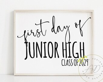 Class of 2029 Sign - Etsy
