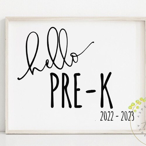 Editable First Day of School Sign Printable Sign - Etsy