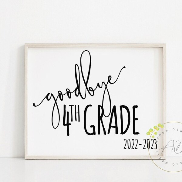 4th Grade Signs - Etsy