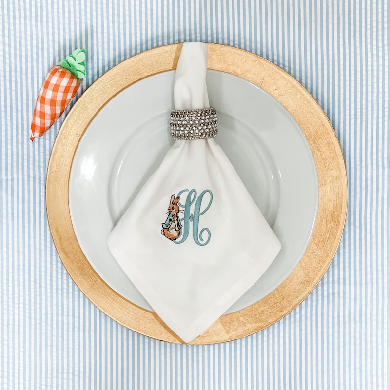 Rabbit Napkin - Etsy