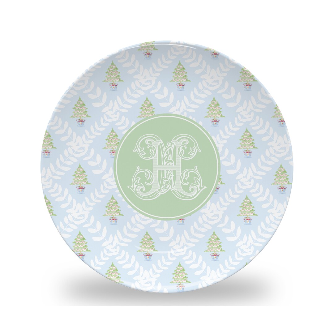Personalized Grand Millennial Chinoiserie Christmas Dinner Plate ...