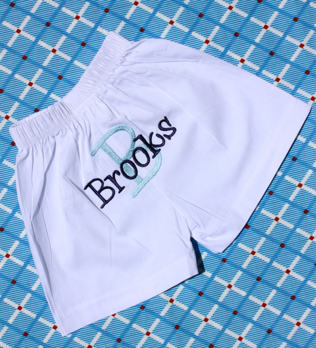Monogrammed Infant Diaper Cover Boxer - Newborn - Bloomer - Baby Boy - Etsy