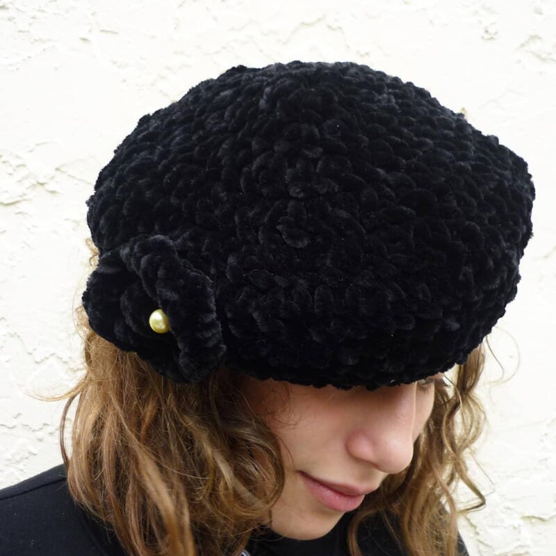 Velvet Beret - Etsy