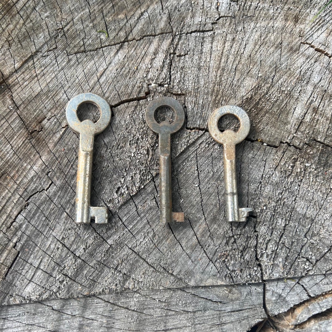 Authentic Vintage Skeleton Keys - Etsy