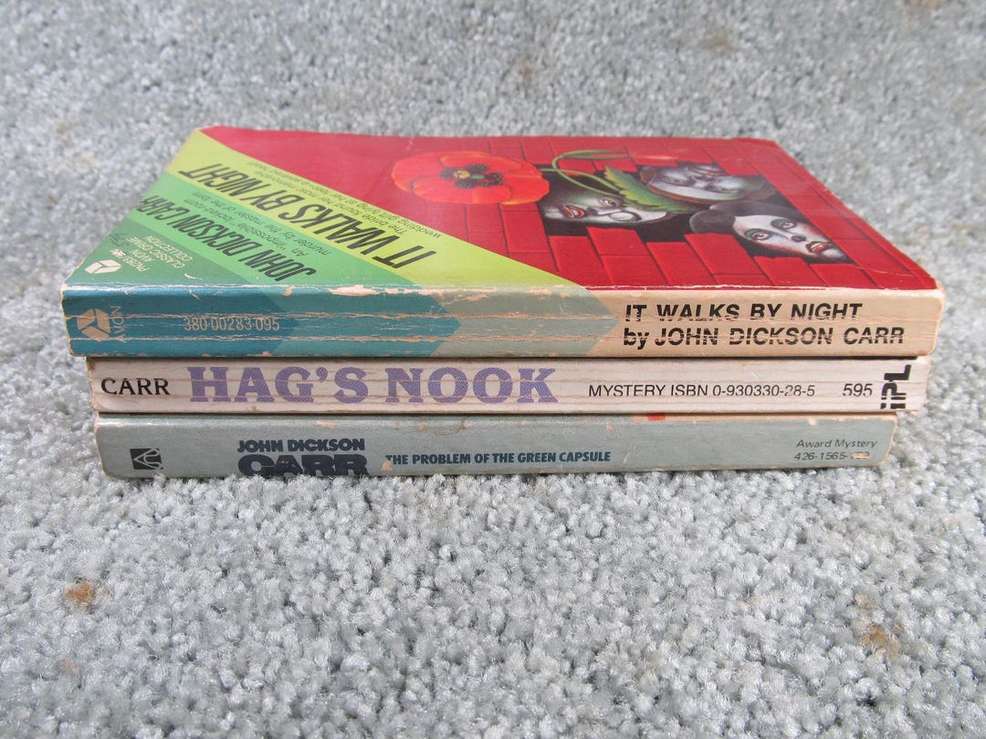 John Dickson Carr Vintage Mystery Novels - "hag's Nook" First Edition ...