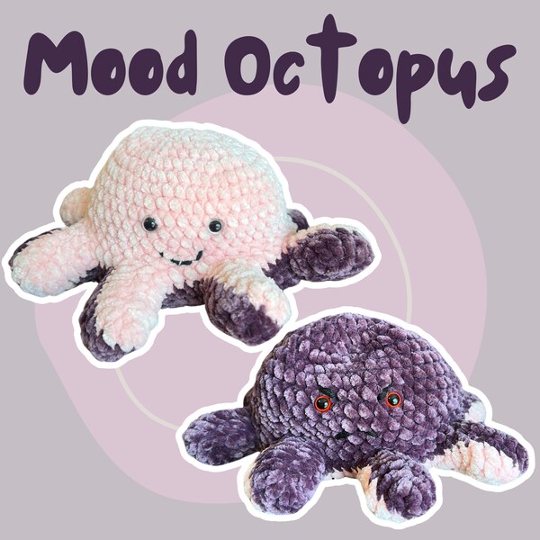 Mood Octopus Plush - Etsy