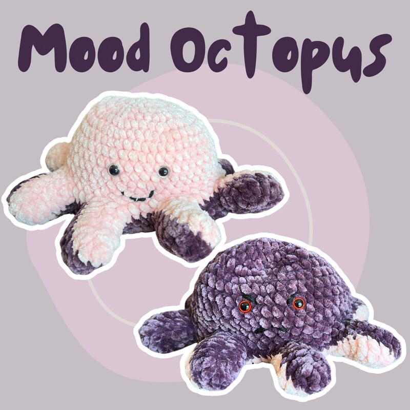 Mood Octopus Plush - Etsy