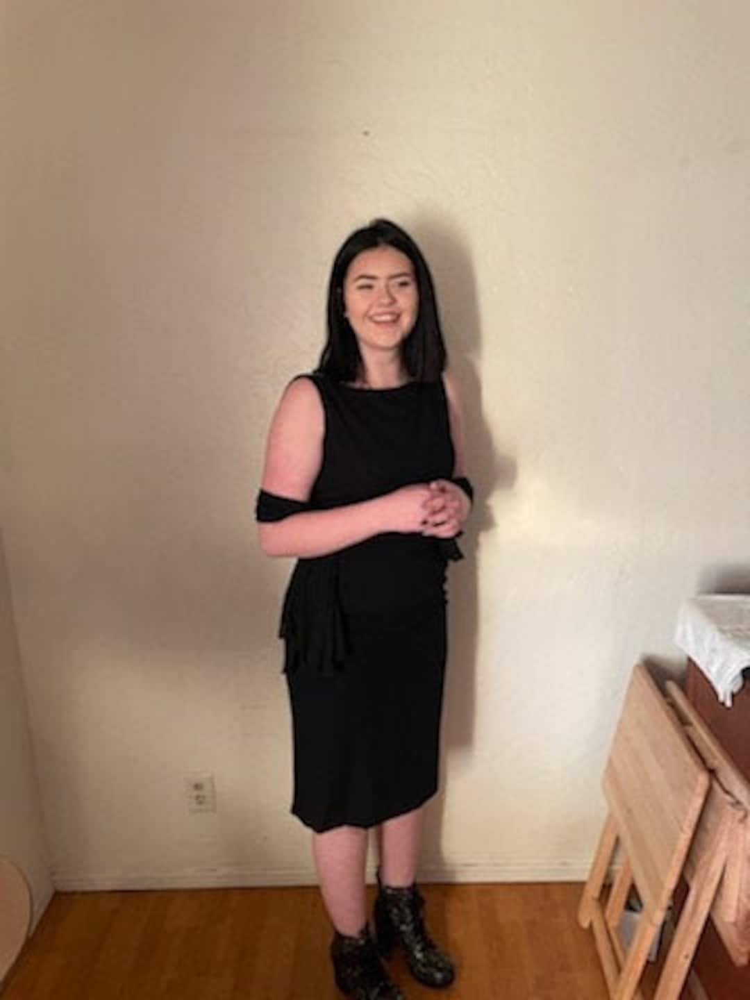 Gale Mitchell Black Cocktail Dress- Size 6 - Etsy